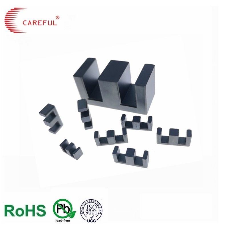 EE100 High Permeability Big Size Ferrite Core / Transformer Core MnZn ...